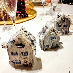 Winter Snow House, Santa's House, Decorative House, Wooden House ...