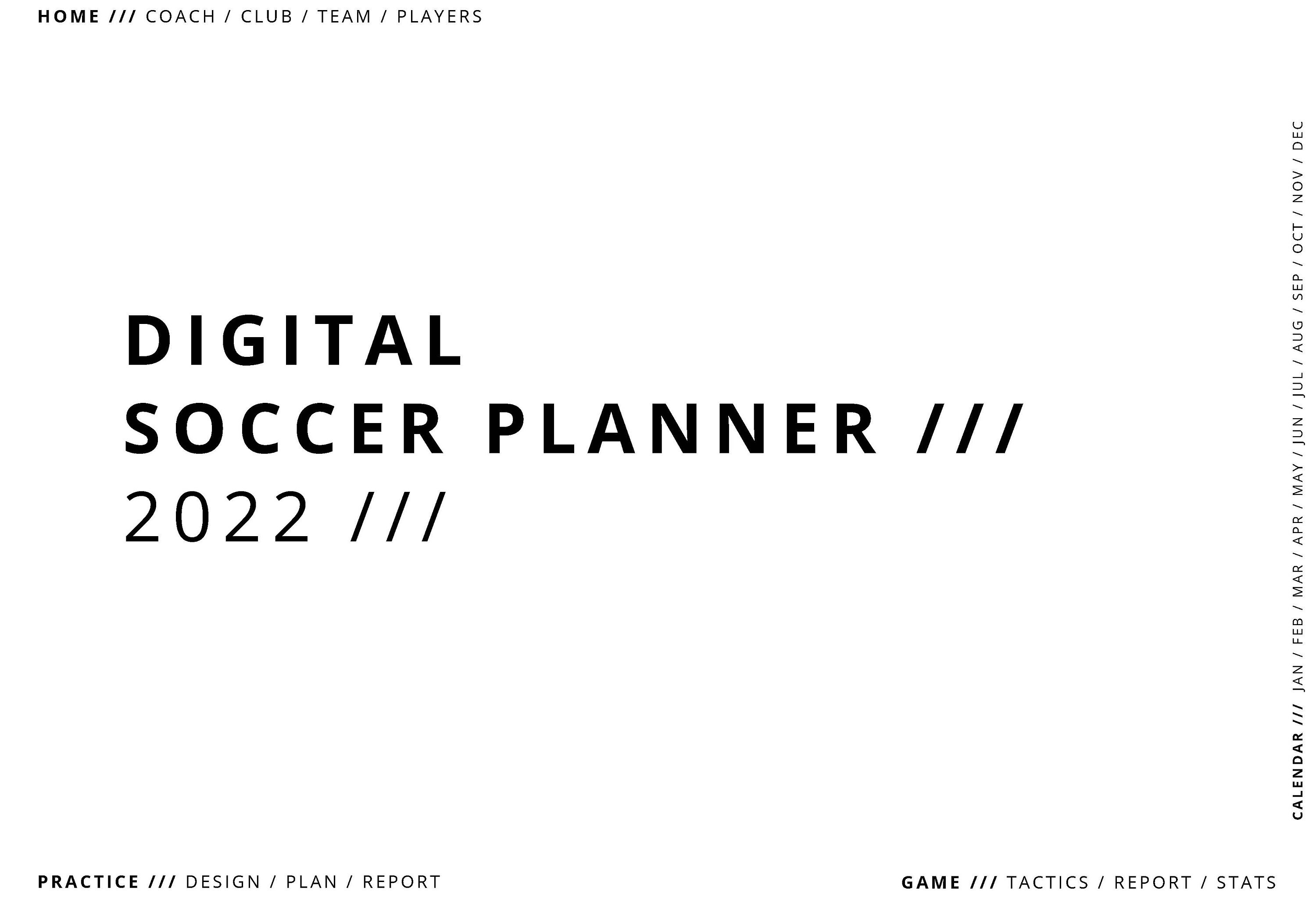 Digital Soccer Planner 2022 - Etsy
