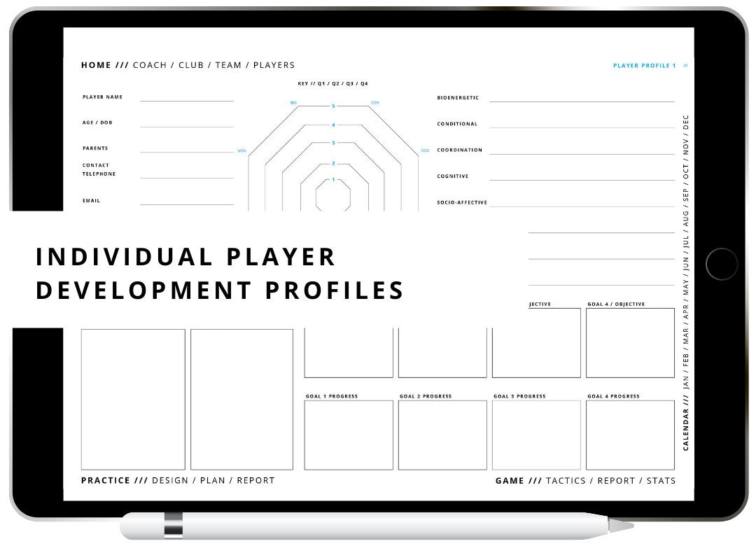 Digital Soccer Planner 2022 - Etsy