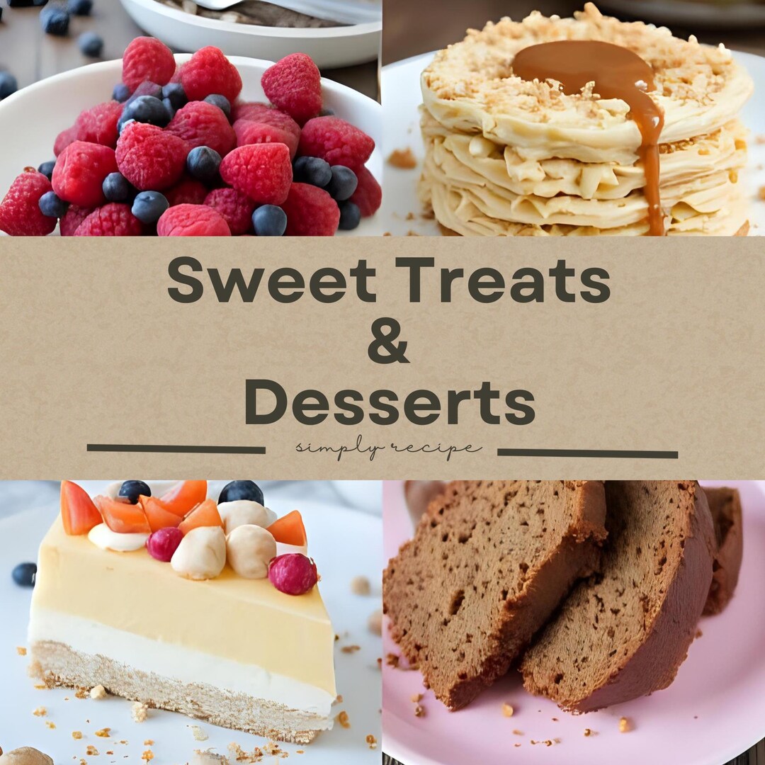 Sweet Treat Recipes: Printable Dessert Cookbook (PDF Download Ebook) - Etsy