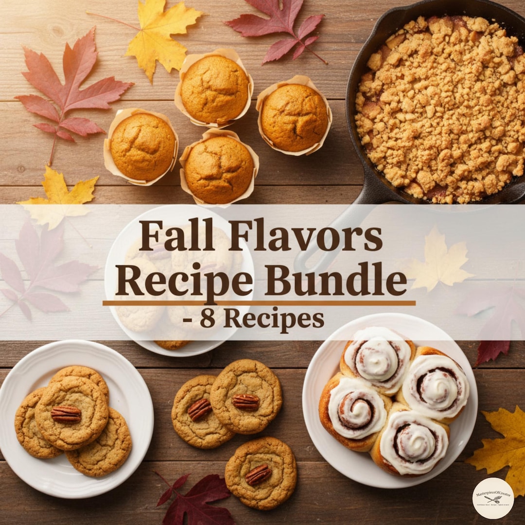 Fall Recipe Bundle | Cozy Autumn Digital Cookbook | Comfort Food ...