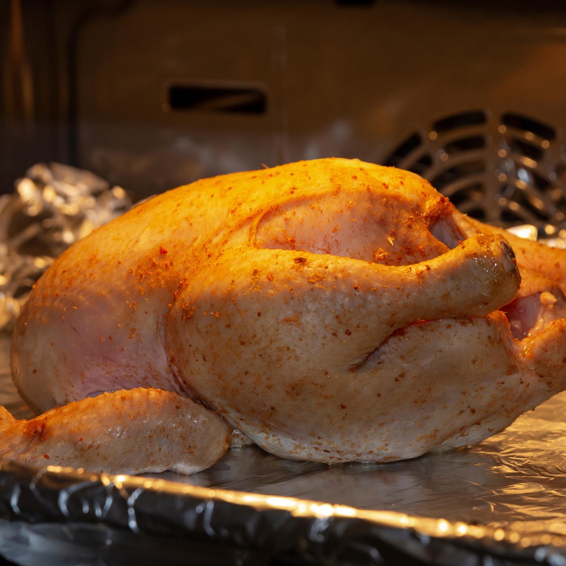 Homemade Rotisserie Chicken Recipe | Oven-roasted Whole Chicken | Juicy ...