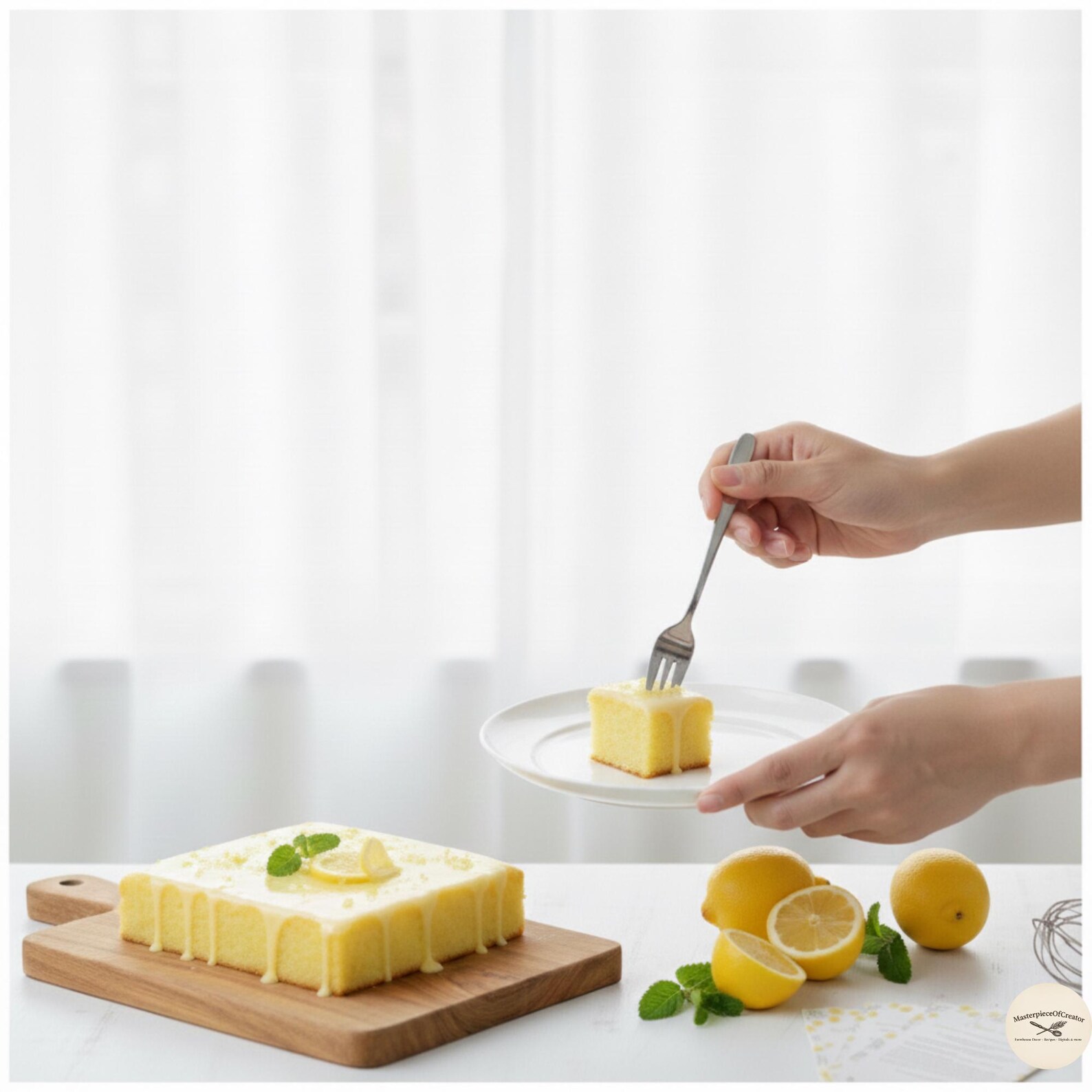From-scratch Lemon Cake Recipe | Easy Homemade Cake | Moist & Tangy ...