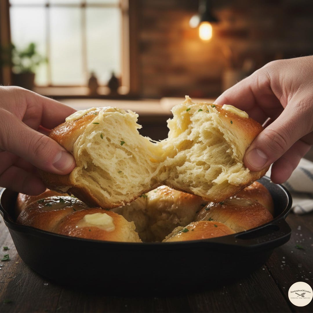 Rapid Rise Skillet Rolls Recipe PDF | Soft Buttery Dinner Rolls | No ...