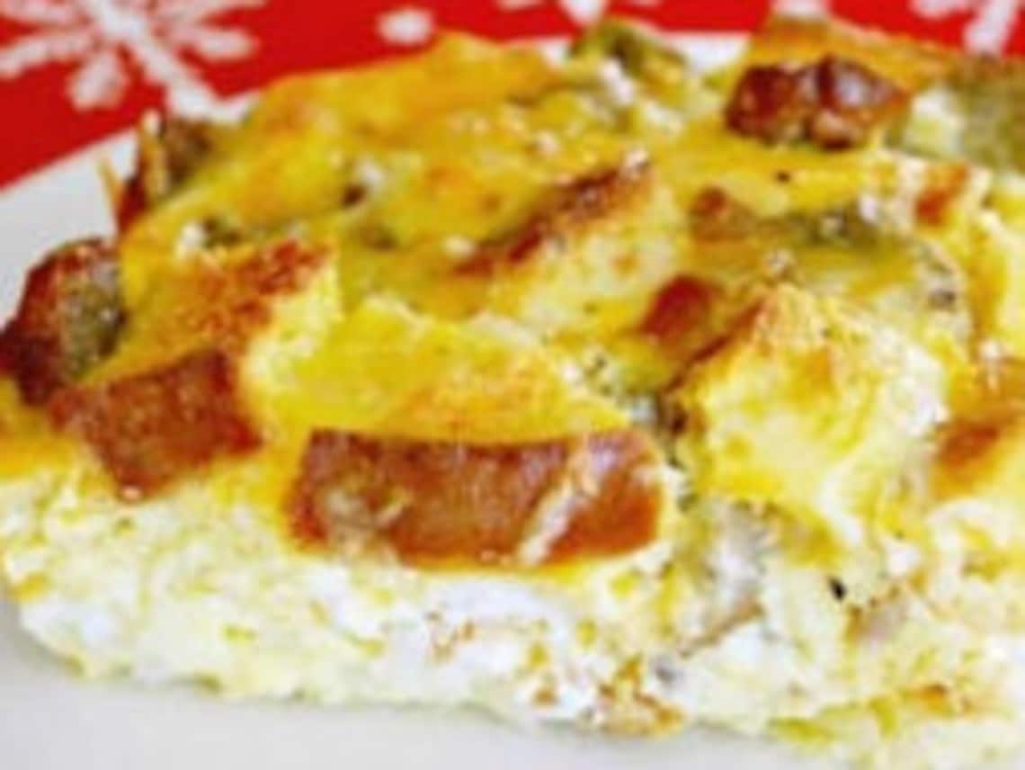 Fireman's Breakfast Casserole Recipe: Sausage, Egg & Cheese (digital ...