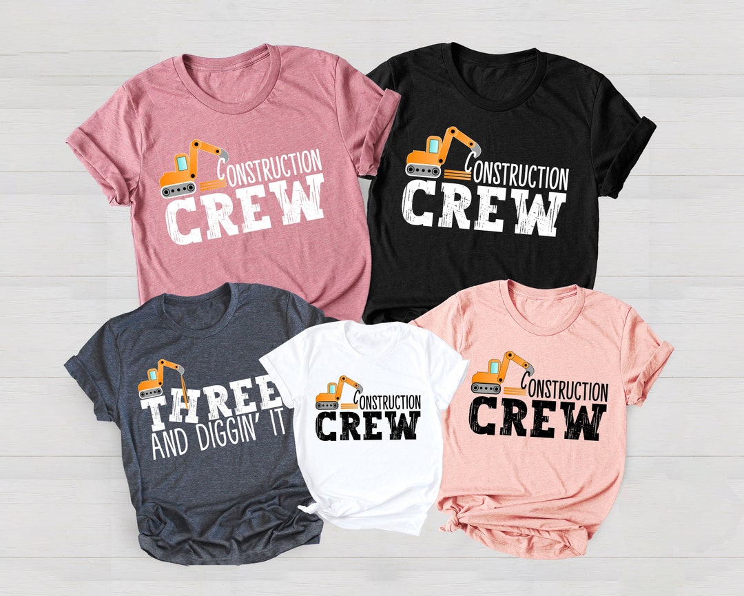 Construction Crew Shirt, Birthday Boy Shirt, Two and Diggin' It, Dump ...