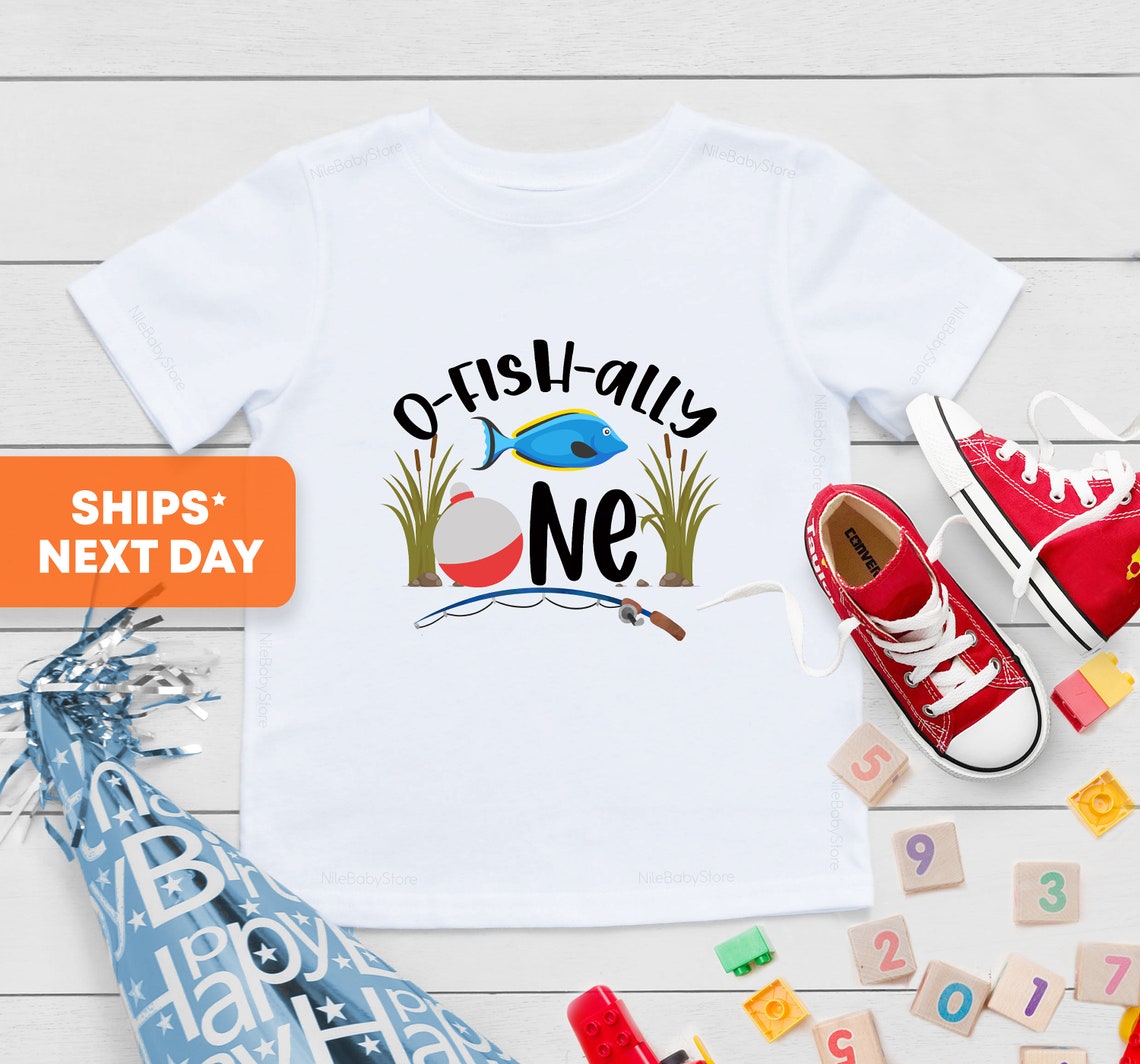 O-fish-ally One Smash Cake Onesie® Fish Birthday Onesie® 1st | Etsy