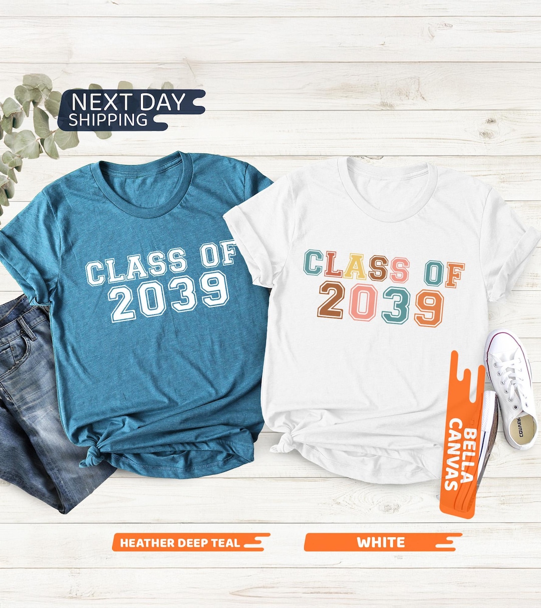 Class of 2039 Shirt, First Day of School, 2039 Shirt, Grow With Me Gift ...
