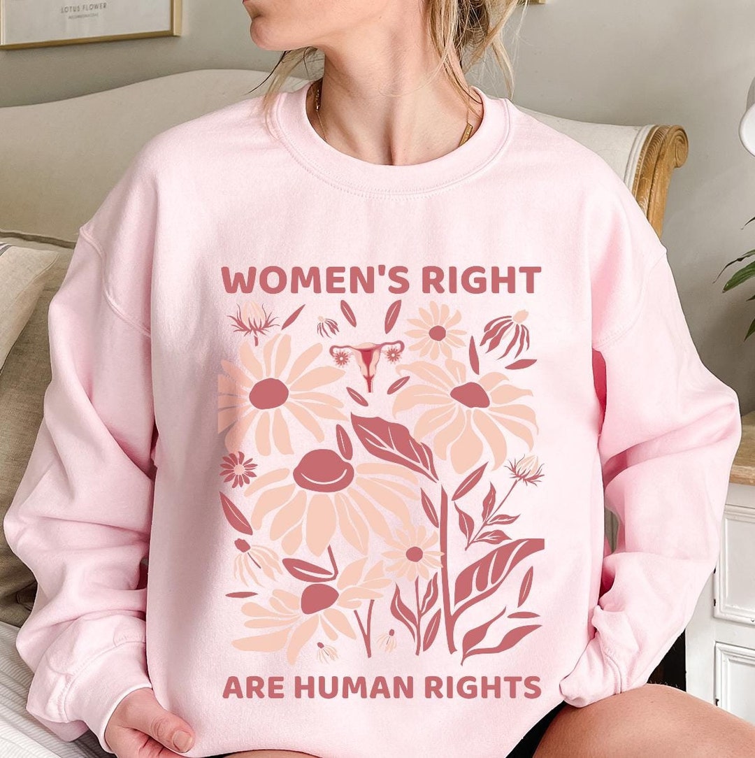 Women's Rights Sweatshirt, Pro Roe 1973 Feminist Crewneck, Reproductive ...