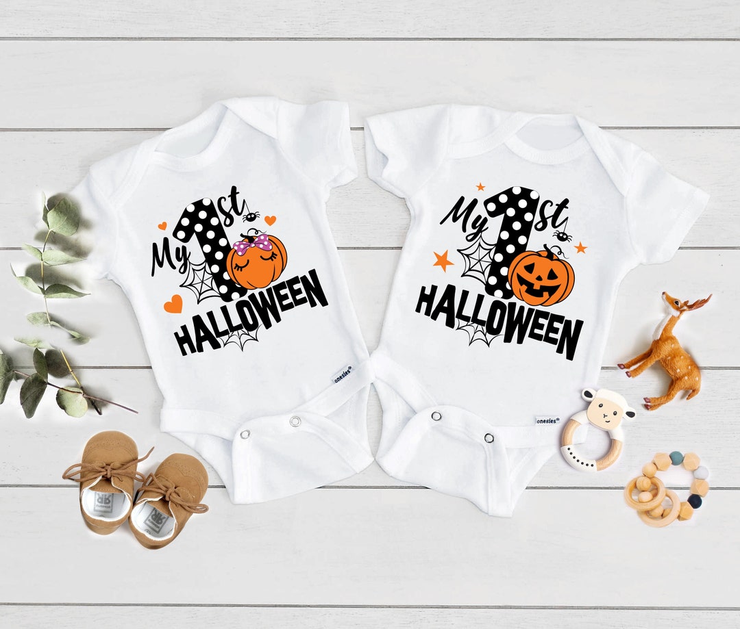 Baby's First Halloween Onesie®, Cute Halloween Onesie®, 1st Halloween Baby Gift, Baby Halloween ...