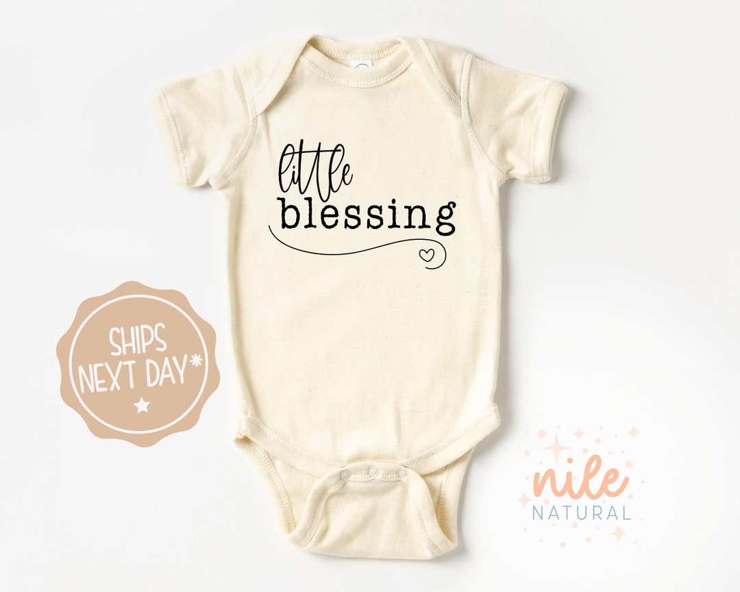 Little Blessing Baby Onesie® Vintage Christian Infant Natural - Etsy