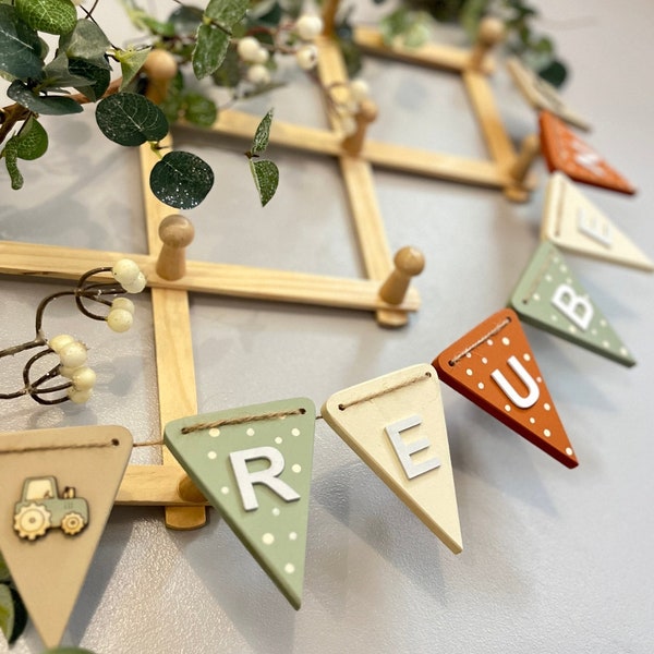 Rustic Bunting - Etsy