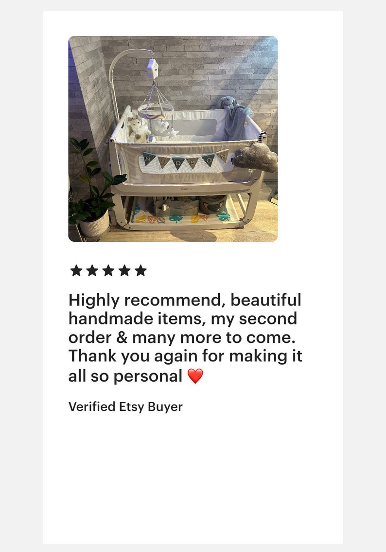 Personalised Name Wooden Bunting: Sage Green Boho Nursery Decor - Etsy