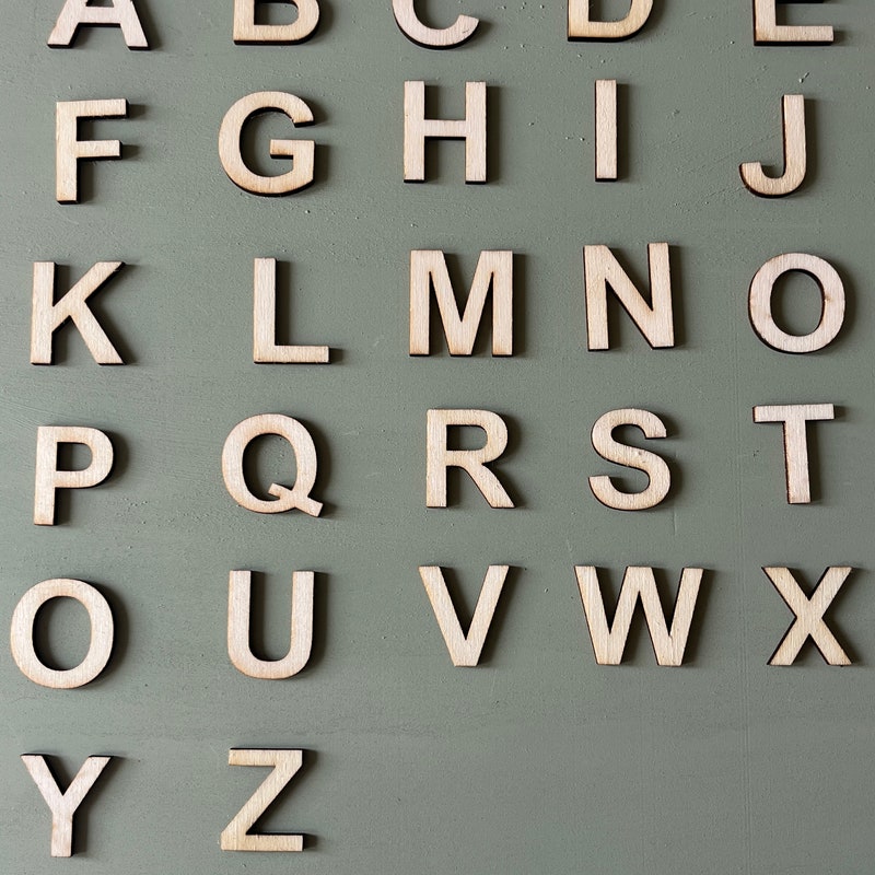 Small Letters - Etsy