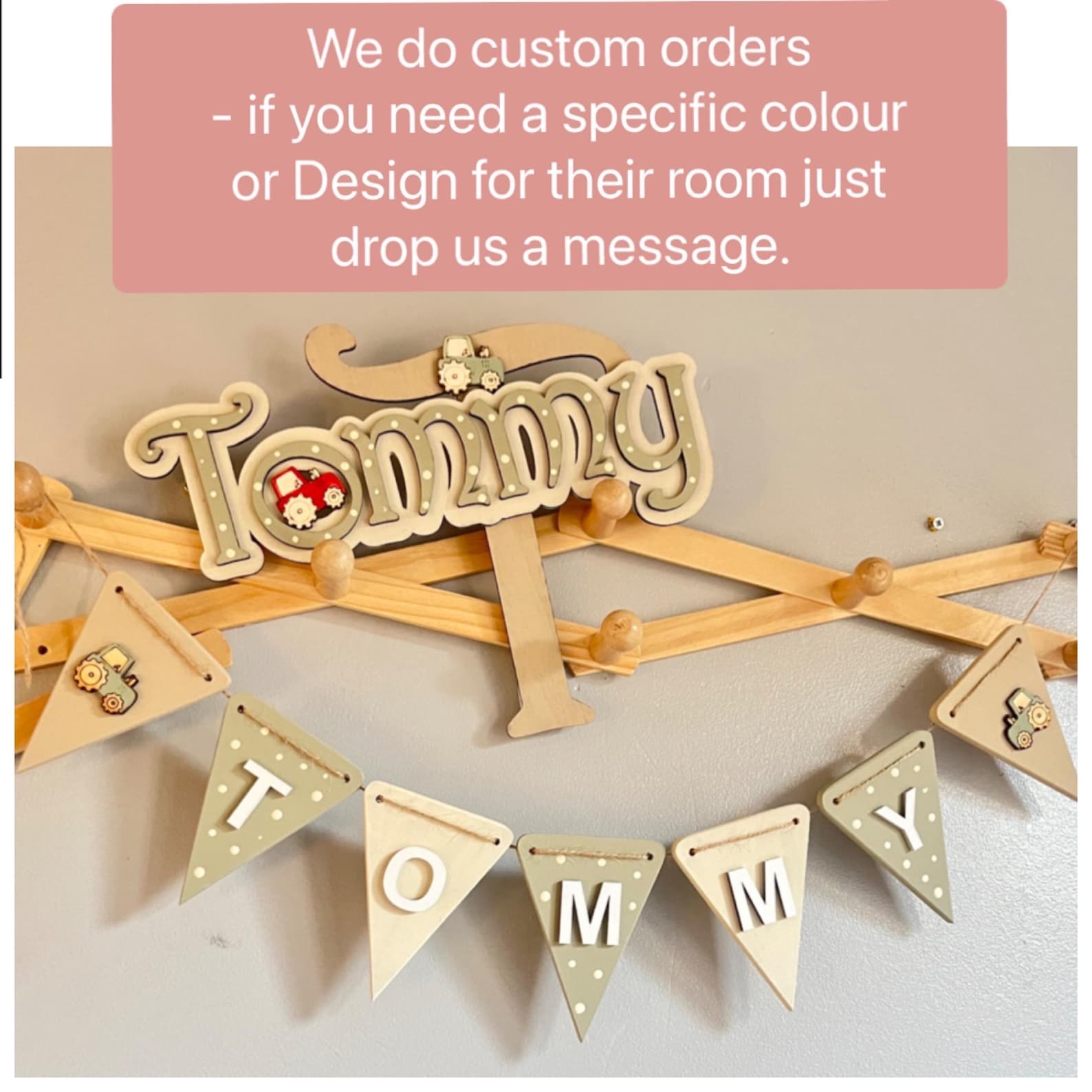 Dinosaur Toy Box Sign Personalised Wooden Dino Nursery Decor Boys Name ...