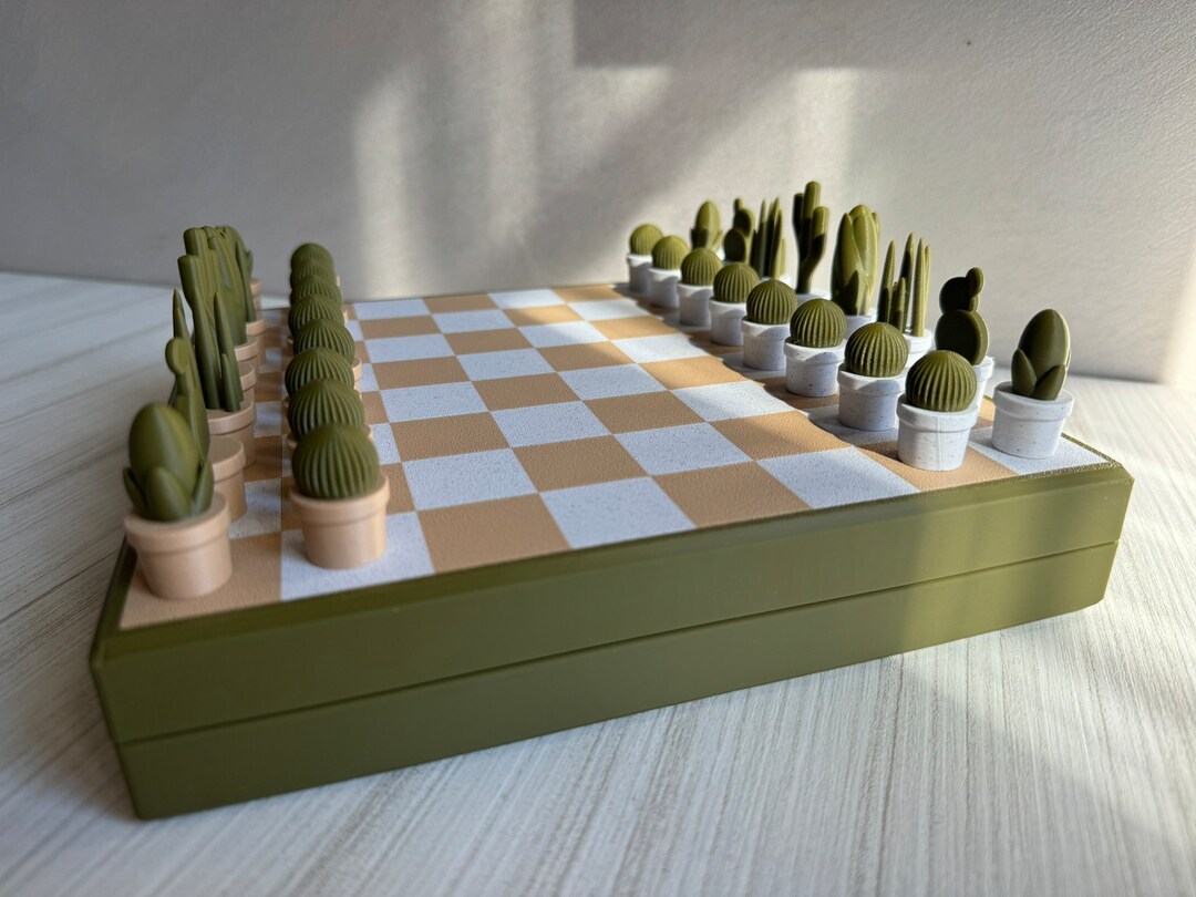 Succulent Plant Chess Board - Etsy