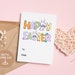 Printable Easter Alphabet Mini Cards, Cute Happy Easter Design, Easter ...