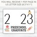 Preschool Graduation Handprint Art Template, Kids DIY Crafts, Keepsake ...