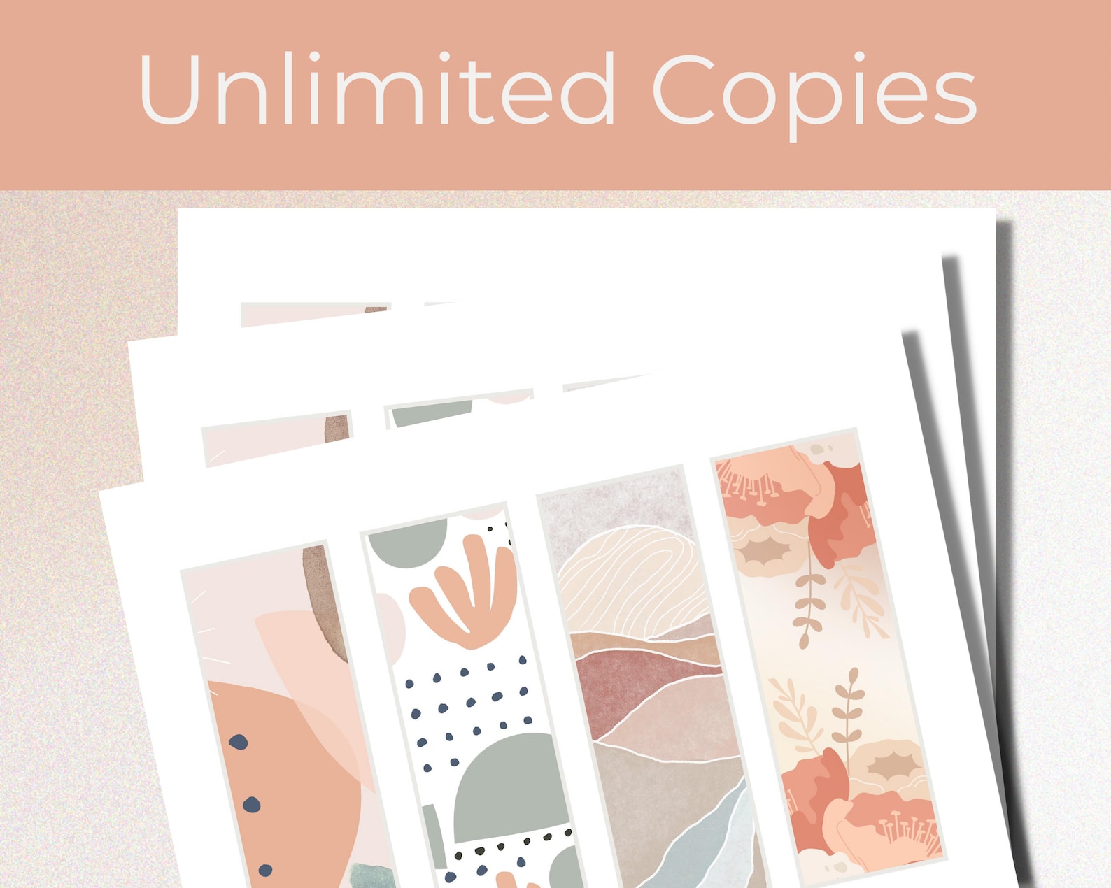 Boho Printable Bookmarks, Digital Bookmarks, Bookmarks for Adults, Book ...