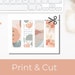 Boho Printable Bookmarks, Digital Bookmarks, Bookmarks for Adults, Book ...