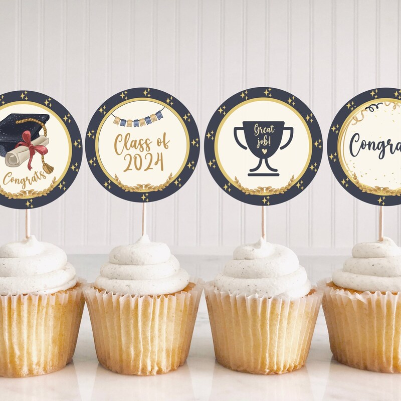 Graduation Cupcake Topper - Etsy