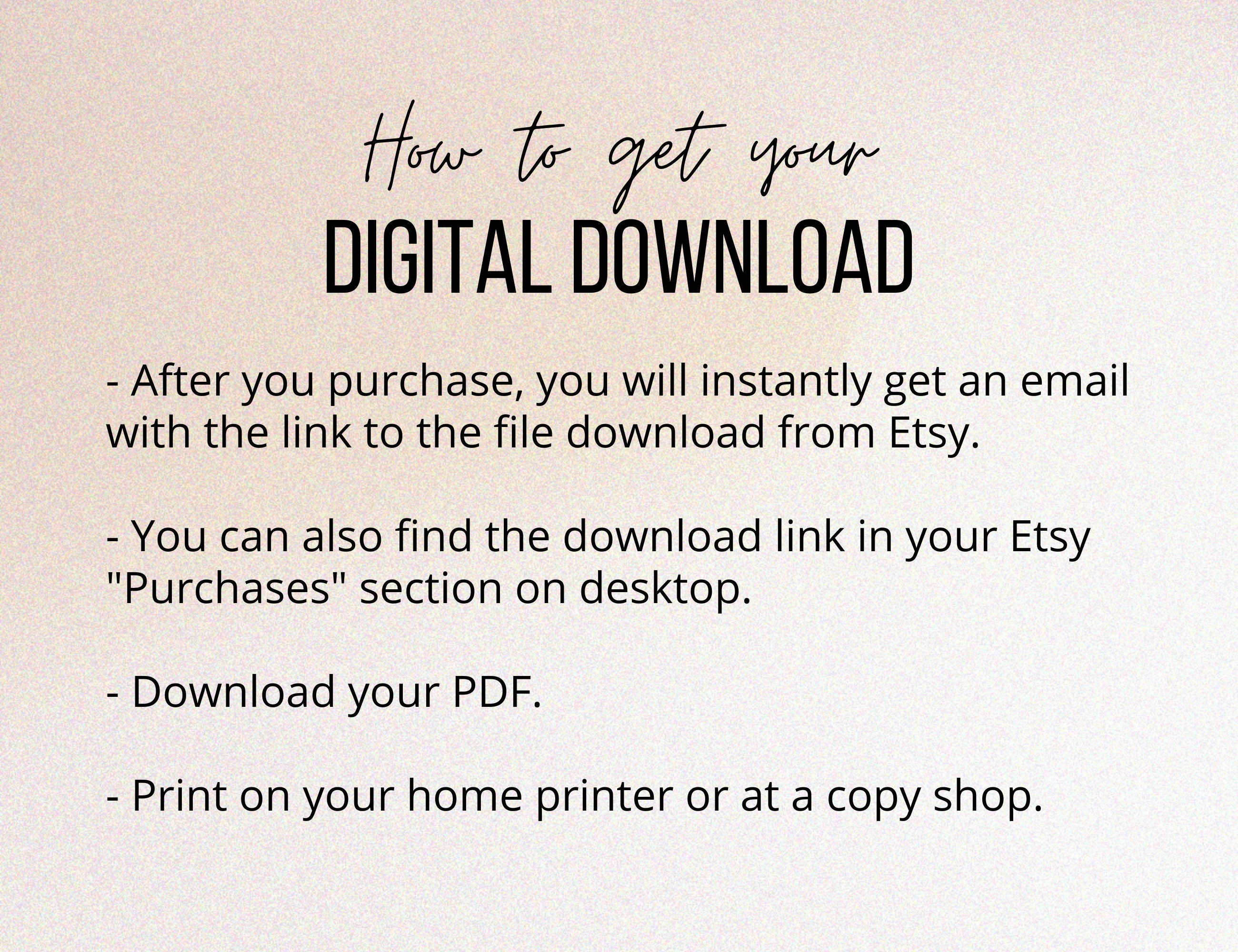 Printable Christmas Gift Tags Instant Digital Download PDF - Etsy