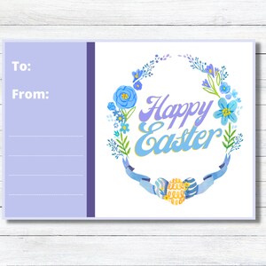 Printable Easter Cards Instant Download PDF Cute Easter | Etsy