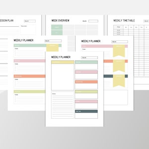 Homeschool Planner, Printable PDF, Instant Digital Download, Homeschool ...