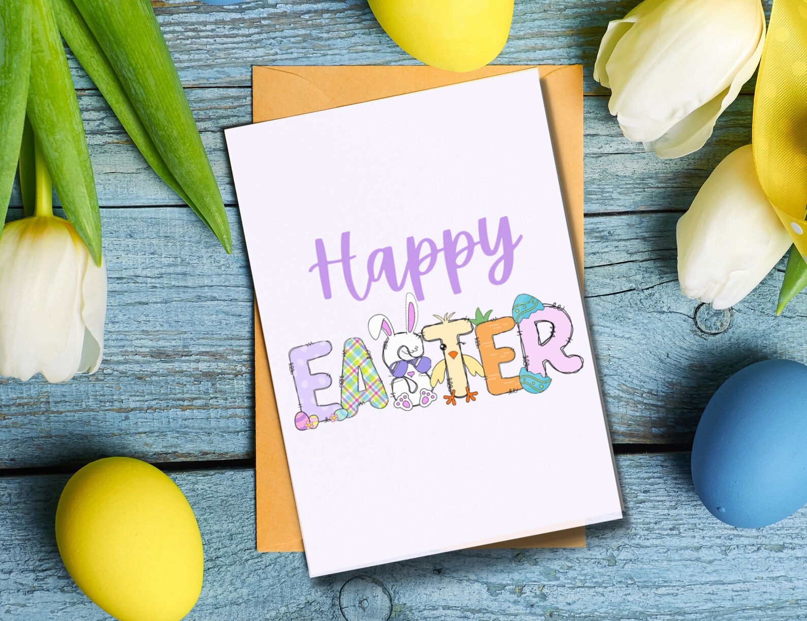 Printable Easter Cards Instant Download PDF Cute Easter - Etsy