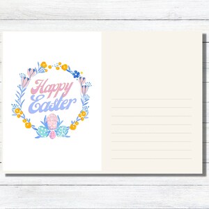 Printable Easter Cards Instant Download PDF Cute Easter | Etsy