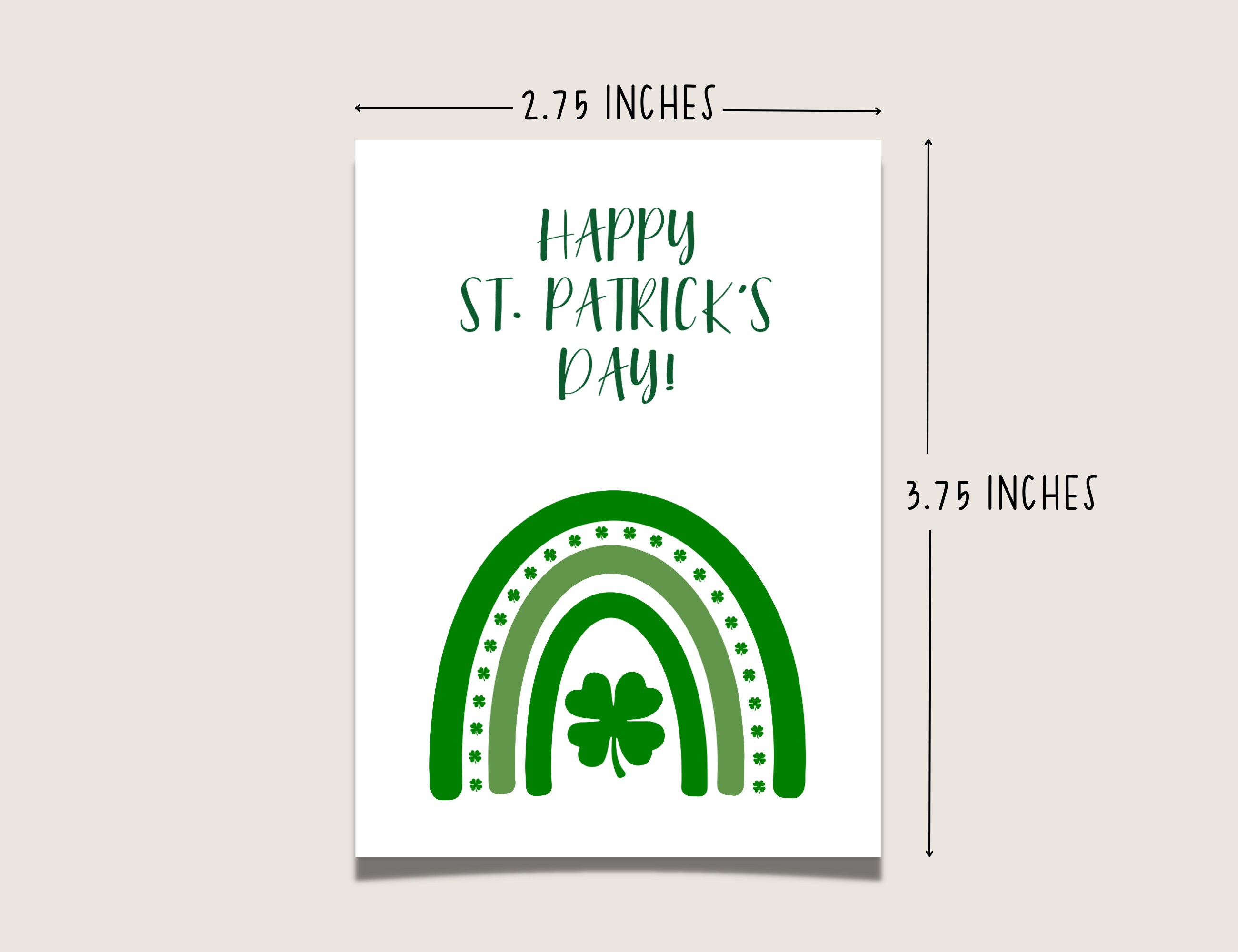 Printable St. Patrick's Day Cards, Good Luck Cards, School Class Party ...