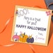 Halloween Treat Tags for Kids, Printable Instant Download PDF, Kids ...