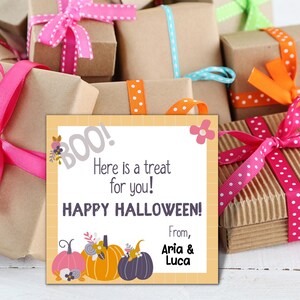 Halloween Treat Tags for Kids, Printable Instant Download PDF, Kids ...