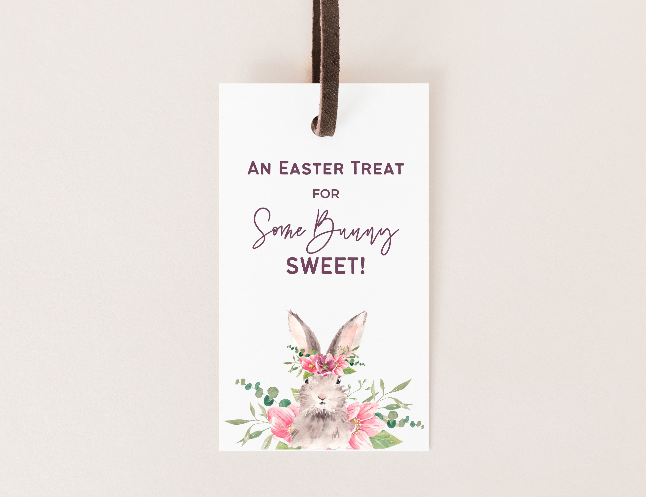 Printable Easter Tags, Instant Download, Easter Basket Tag, Easter Gift ...