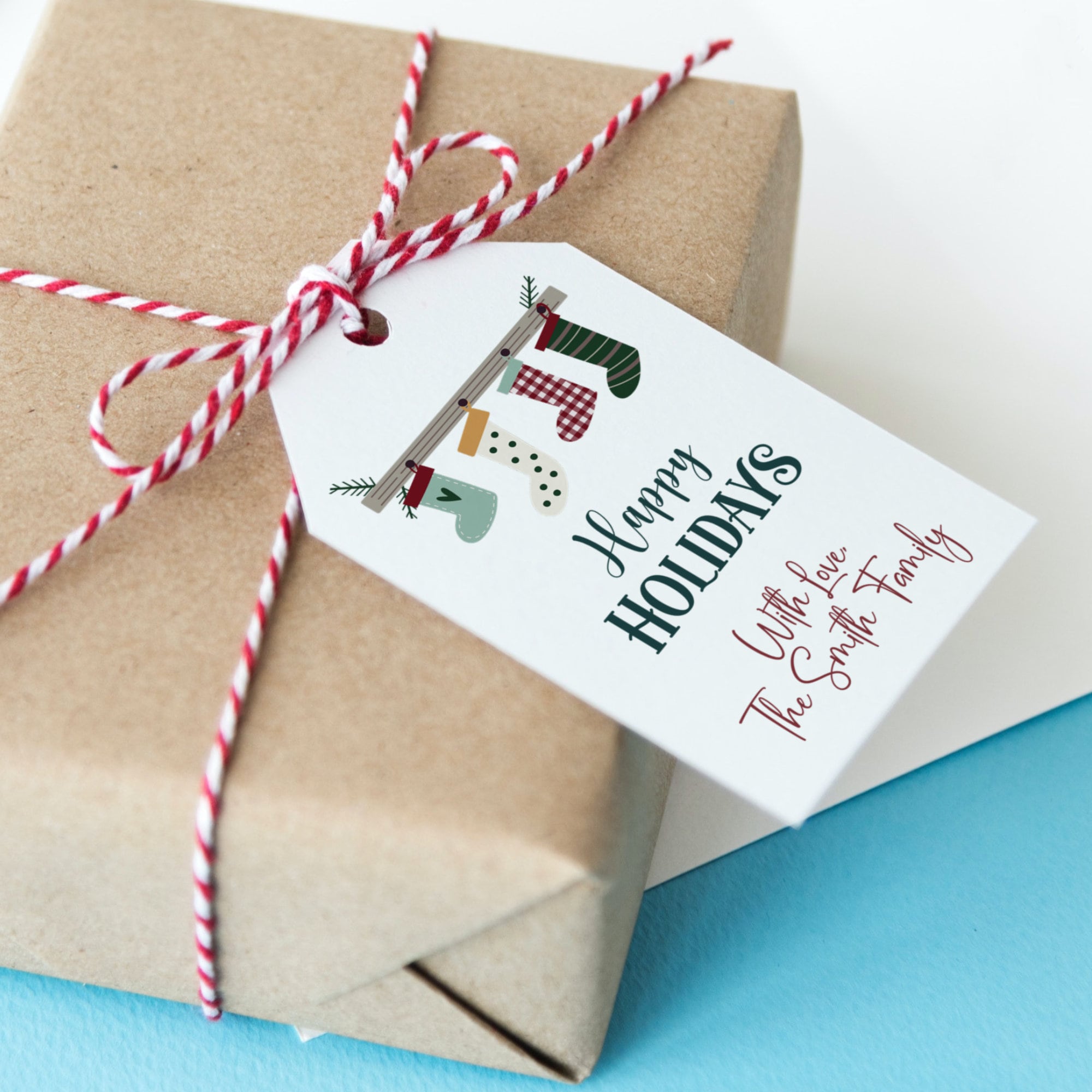 Printable Holiday Gift Tags Instant Digital Download PDF - Etsy