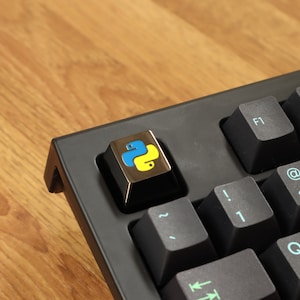 Python Programming Metal Artisan Keycap - Enhance Your Keyboard ...