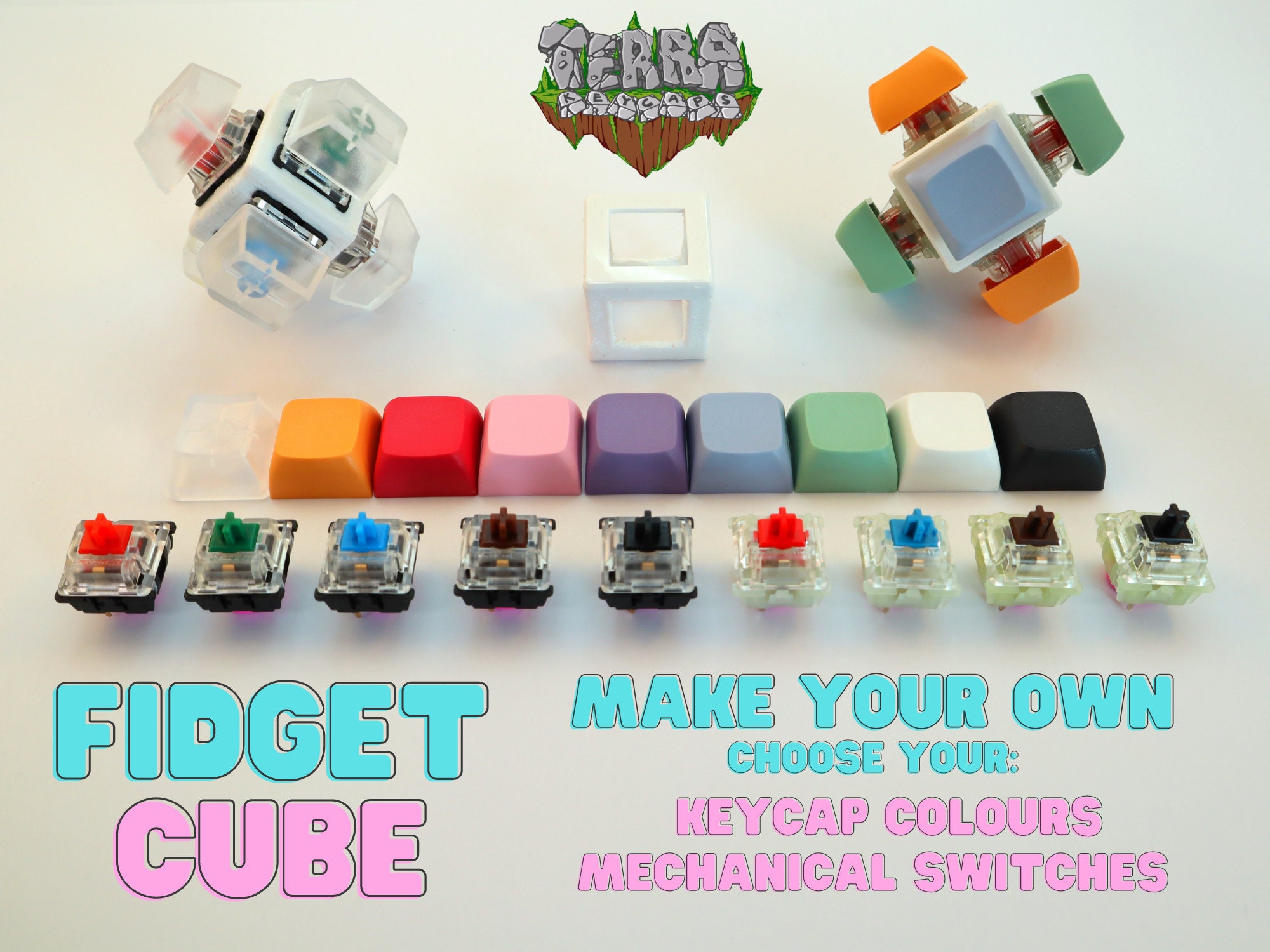 Keycap Fidget Cube Mechanical Keyboard Switches Test - Etsy UK