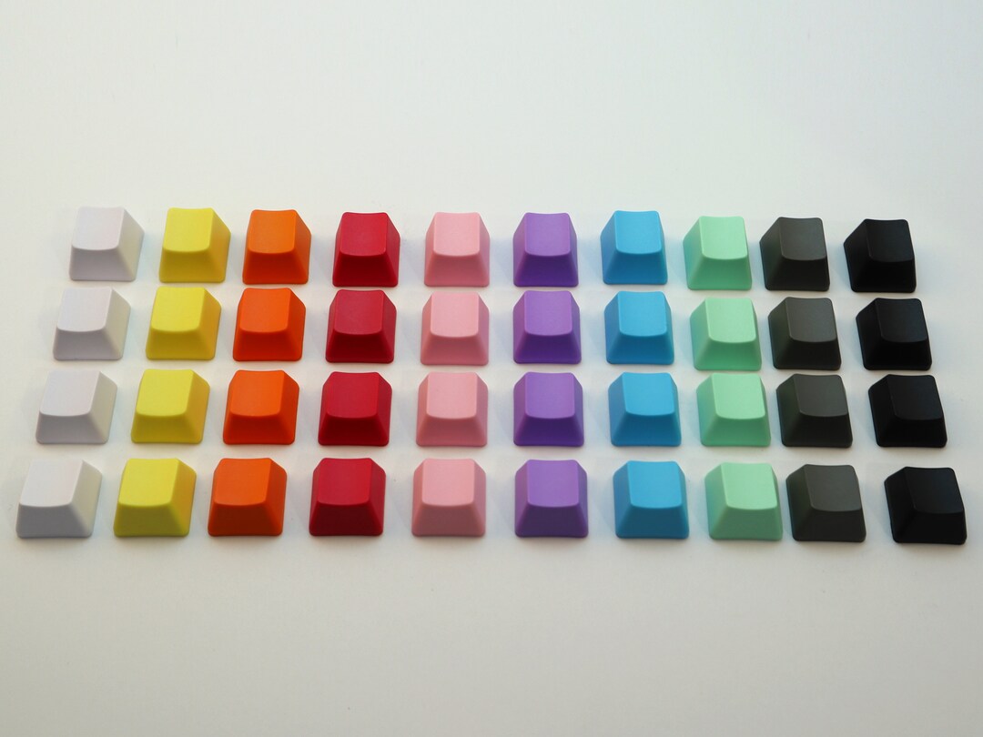 Blank Color Keycaps ALL ROWS 1U OEM Profile Colour Pbt Key Cap - Etsy ...