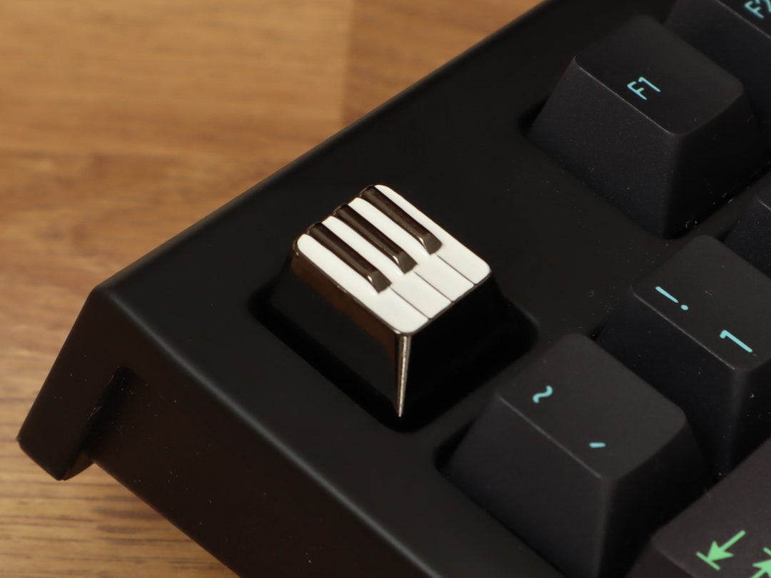 Piano Metal Artisan Keycap for Mechanical Keyboards, Custom Keyboard ...