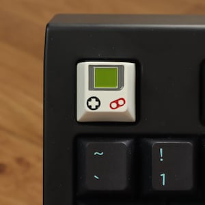 Retro Gameboy Metal Artisan Keycap for Mechanical Keyboards, Custom Key ...