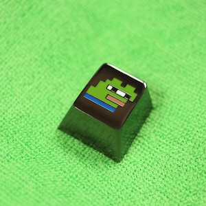 Pixel Peepo Metal Artisan Keycap Custom Key Cap für mechanische ...