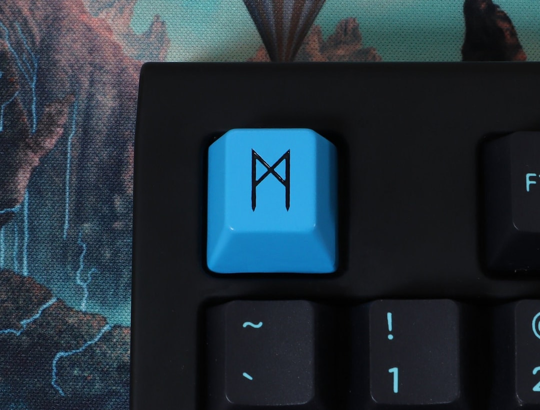 Runic Metal Keycap for Mechanical Keyboards Metal Artisan Key Cap ...