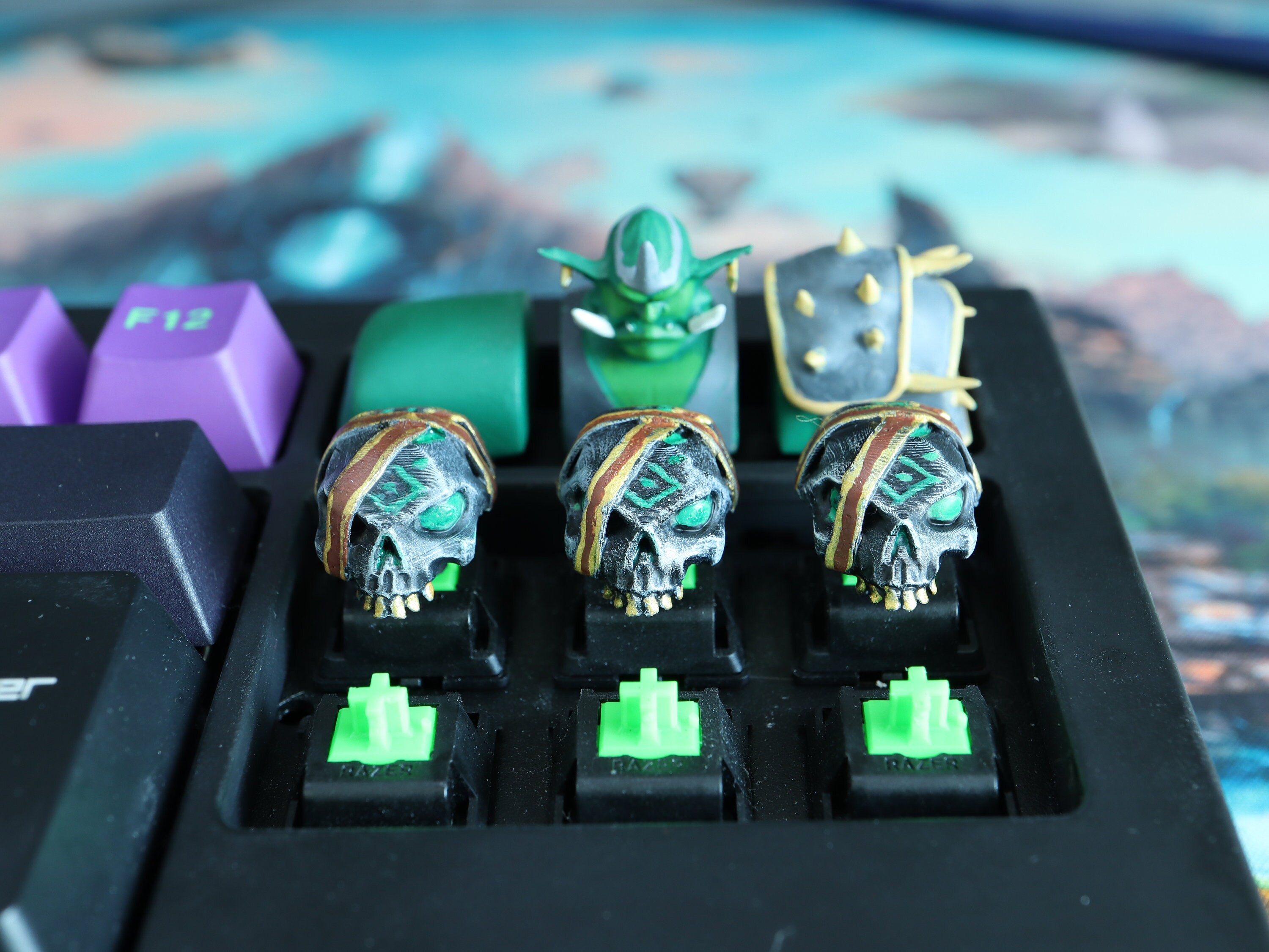 Stronghold Skull Artisan Keycap for Mechanical Keyboards - Etsy