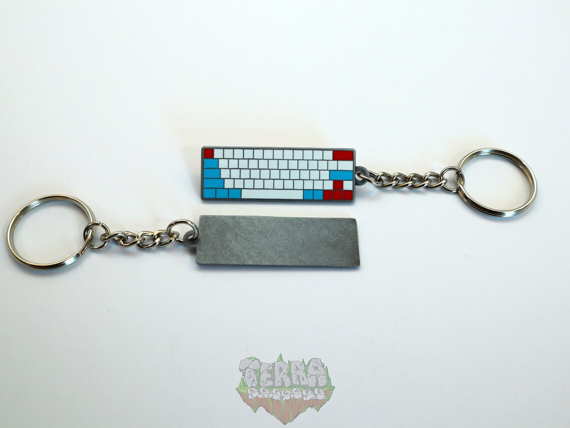 Mechanical Keyboard Hard Enamel Keychains | Etsy