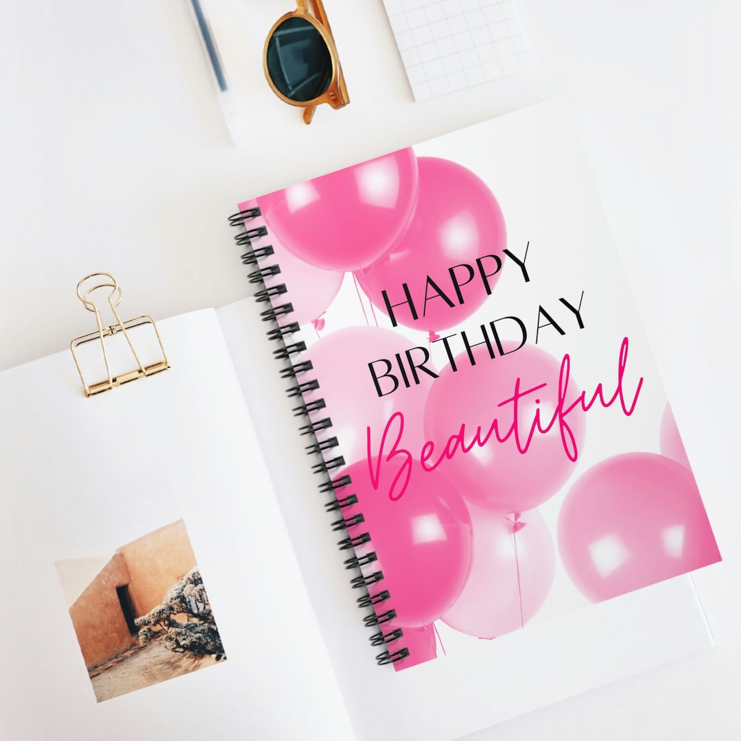 Happy Birthday Journal Birthday Notebook Happy Birthday Notebook Etsy