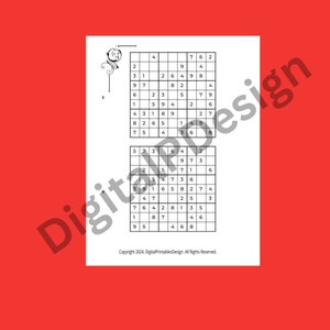 Medium Level Sudoku 9x9 Grid Printables Sudoku Puzzle Lovers 300 ...