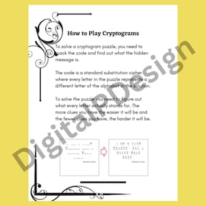 Large Print Cryptograms for Adults, Seniors, Fun Puzzles With Solutions ...