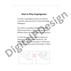 Large Print Cryptograms for Adults, Seniors, Fun Puzzles With Solutions ...