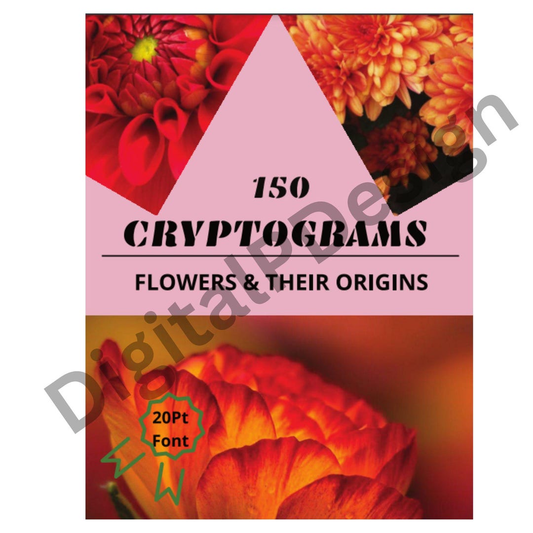 Large Print Cryptograms for Adults, Seniors, Fun Puzzles With Solutions ...