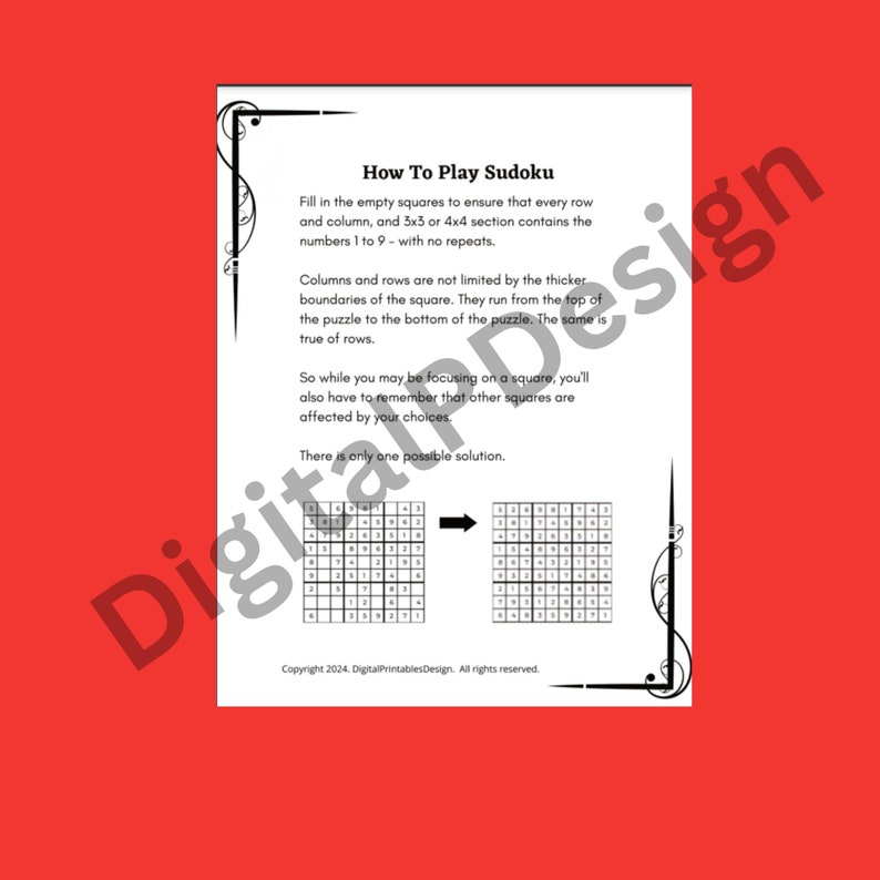 Medium Level Sudoku 9x9 Grid Printables Sudoku Puzzle Lovers 300 ...